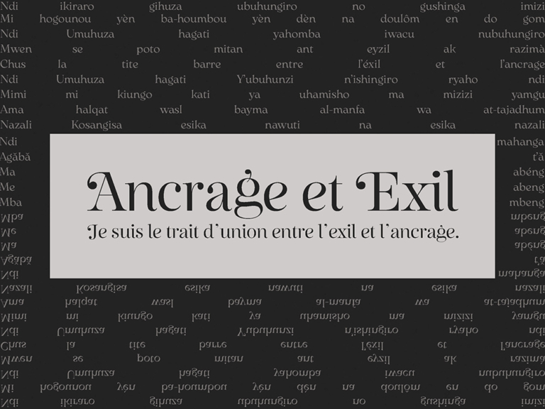 Ancrage et exil | Éditions Prise de parole
